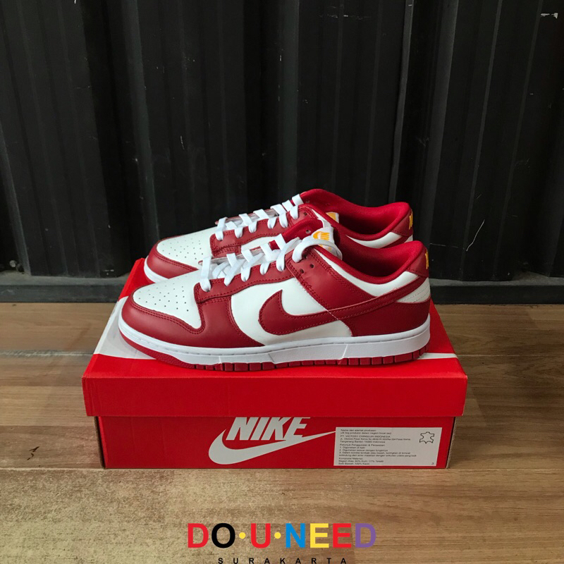 Jual Nike Dunk Low Retro USC Gym Red | Shopee Indonesia