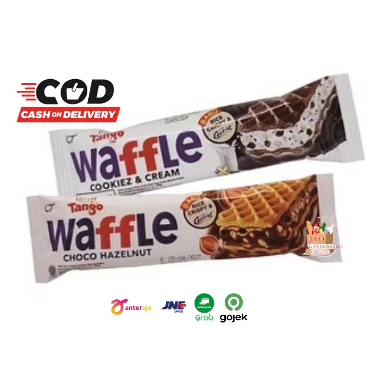 Jual ( JSO ) TANGO WAFFLE CHOCO HAZELNUT / COOKIEZ AND CREAM / COKLAT ...