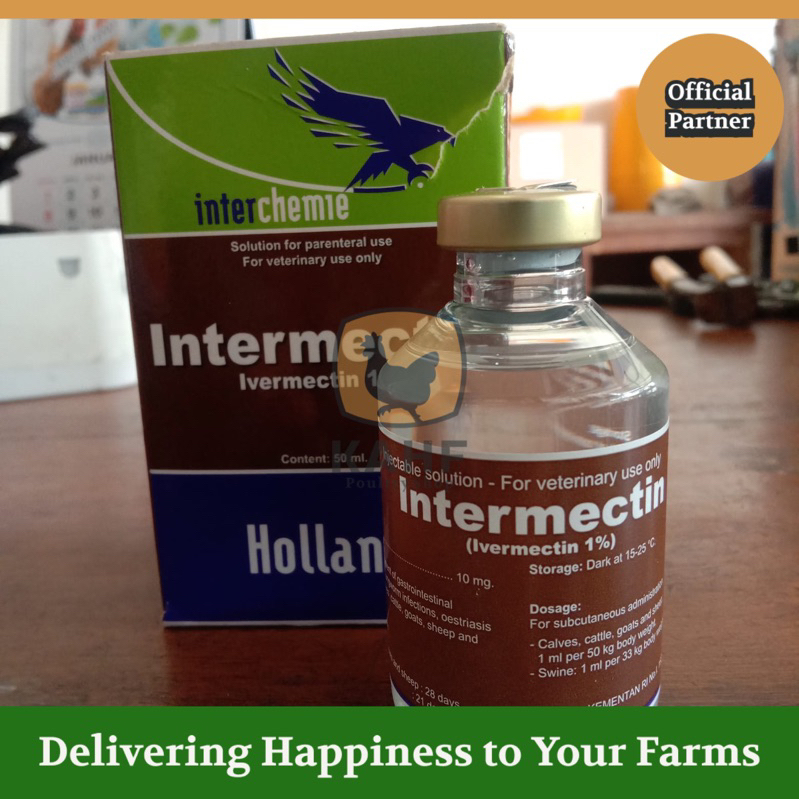 Jual Intermectin 50 ml Obat Injeksi Cacing dan Kutu pada Kambing Sapi ...