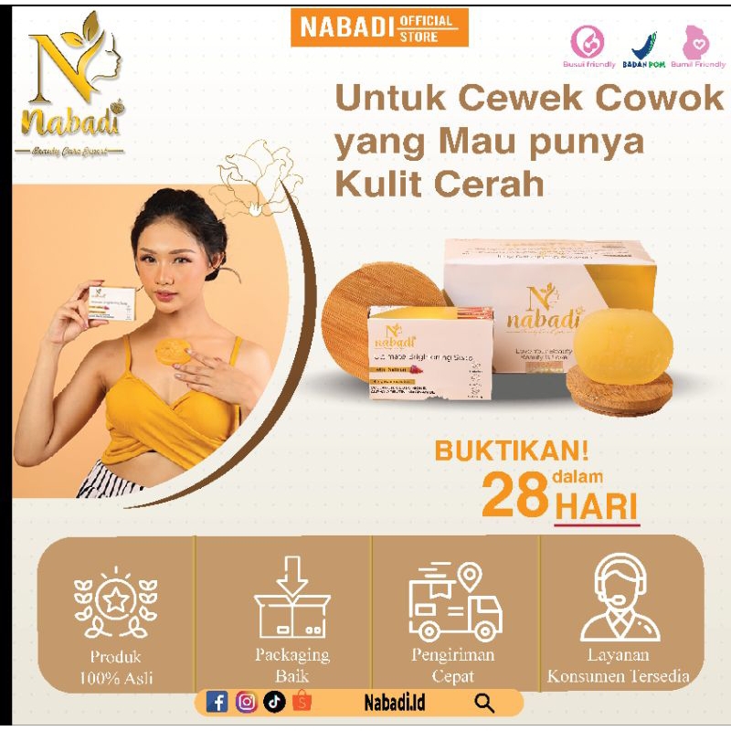Jual BUNDLE HEMAT NABADI - BRIGHTENING BARSOAP SAFFRON (BELI 5 GRATIS 1 ...