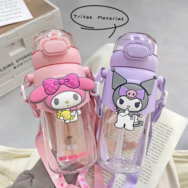 Jual Botol Minum Anak Kuromi Cinnamoroll Melody 600ml | Shopee Indonesia