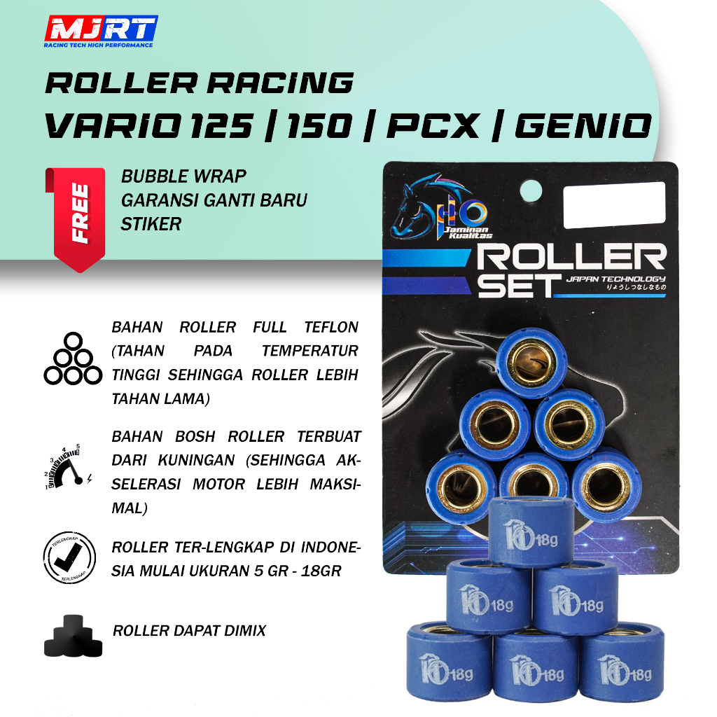 Jual ROLLER RACING PCX VARIO 125 VARIO 150 LED SKYWAVE GENIO BEAT FI ...