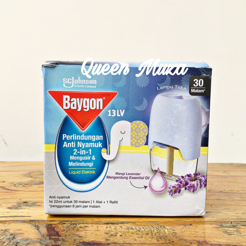 Jual Baygon Liquid Electric Lavender Starter Pack 22ml Dengan alat plus refill 30 hari 1 bulan ...