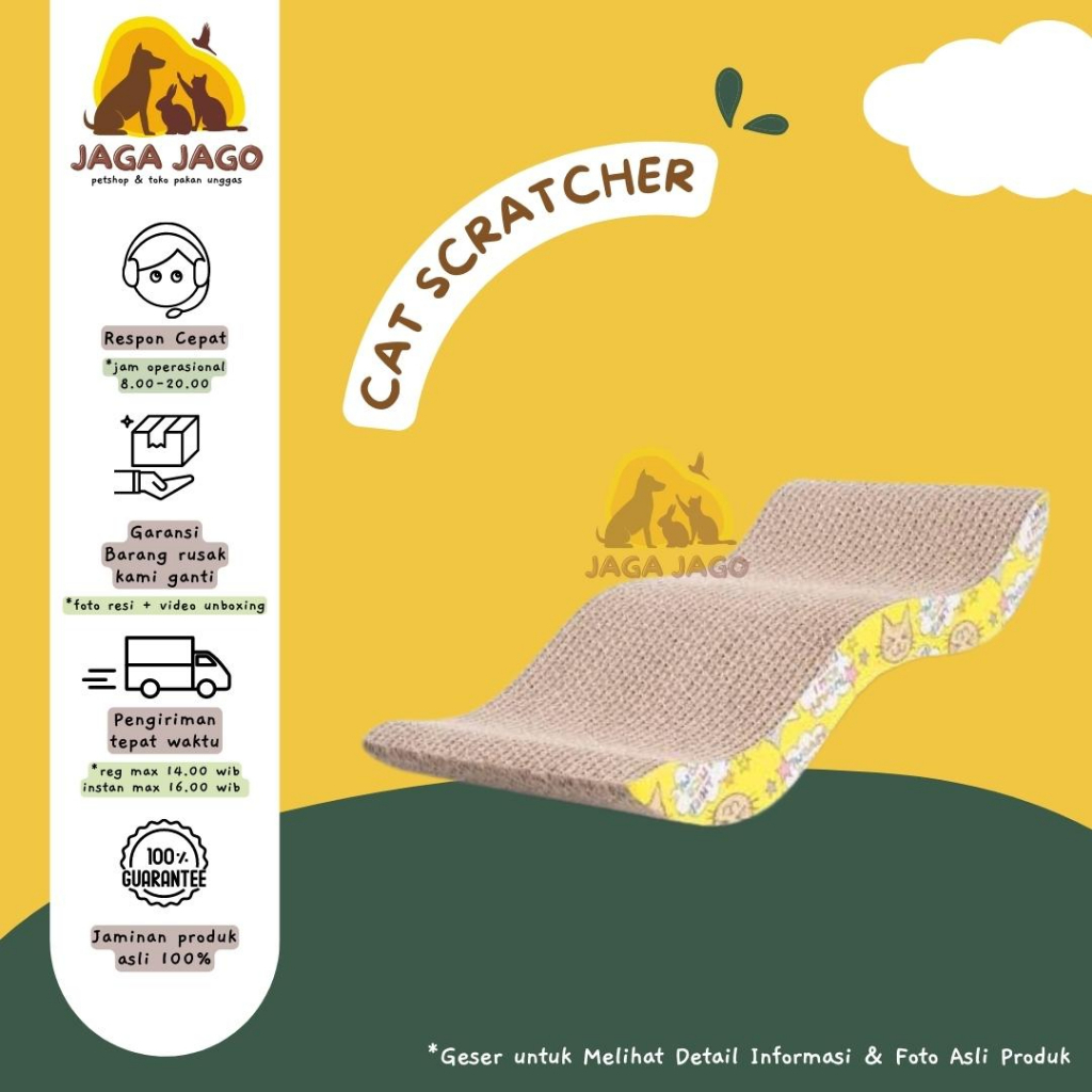 Jual PAPAN GARUK KUCING - CAT SCRATCH BOARD - Extra Tebal Garukan Hewan ...