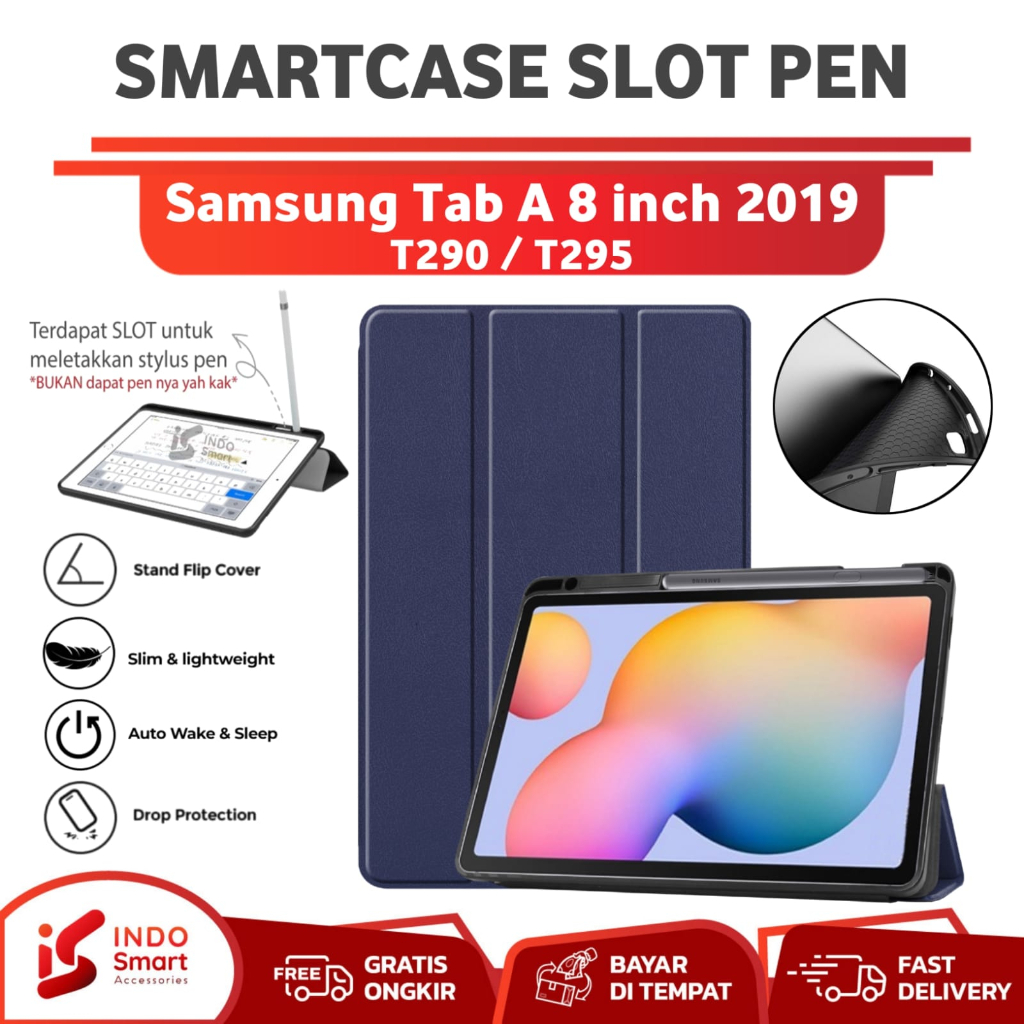 Jual Case Samsung Tab A8 2019 / Samsung Tab A 8 2019 / T295 T290 ...