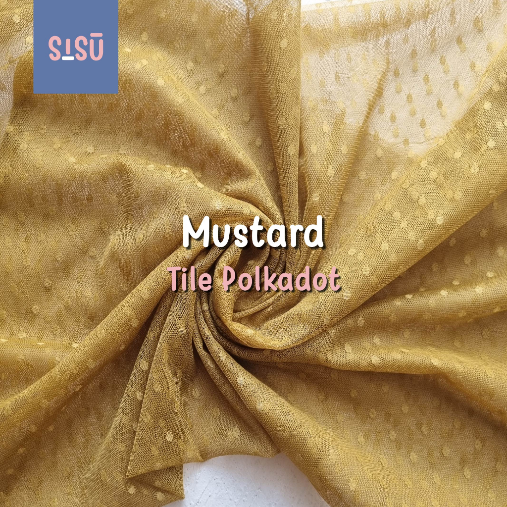 Jual 0.5 meter Kain Tile Polkadot / Kain Tile Dot / Tile Bintik / Kain ...