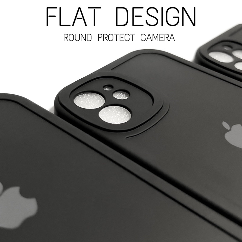 Jual CASE IPHONE FLAT DESIGN ROUND CAMERA PROTECT FOR IPHONE X,Xs,Xs ...
