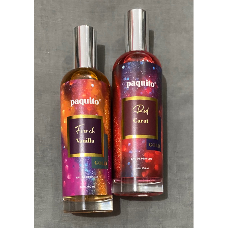 Jual ️PS888 ️ PAQUITO Eau De Parfume French Vanilla / Red Carat 100ml ⚠ ...