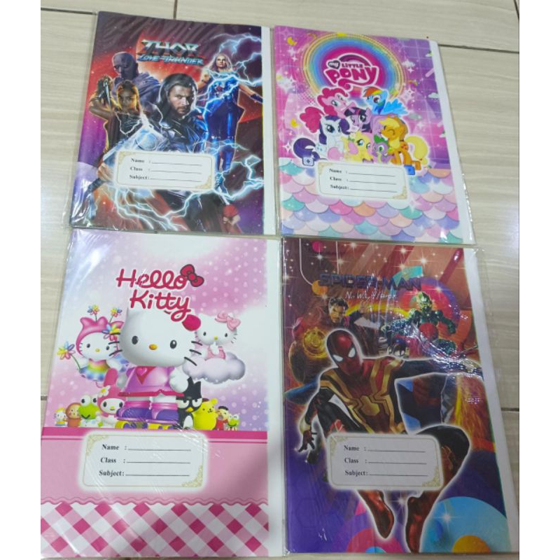 Jual Sampul Karakter / Samak Buku Gambar / Sampul Fancy / Sampul Batik ...