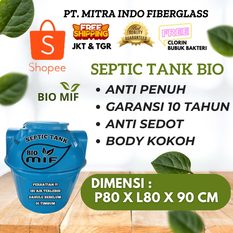 Jual Septic Tank Bio, Biotech, Biotank, Biofil, Biofilter, 500L Bio Mif ...