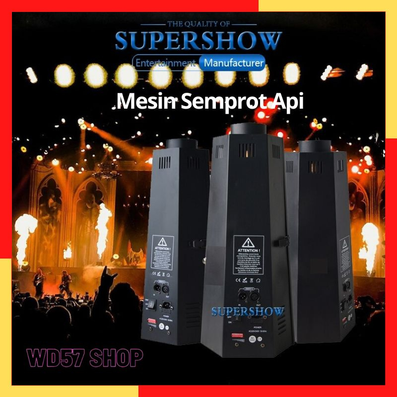 Jual Mesin Semprot Asap Api Gas Fire Machine DMX512 Efek Lampu Stage ...