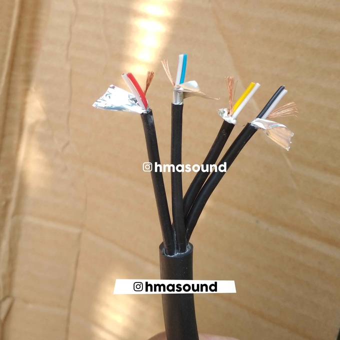 Jual Kabel Snake 4ch 4 Channel Audioline Audio Line Meteran / Ecer ...