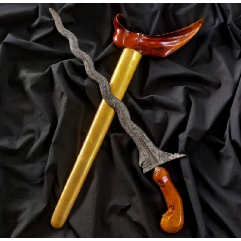 Jual Keris Sabuk Inten Luk 11 Pamor Kupu Tarung Tangguh Madiun | Shopee Indonesia