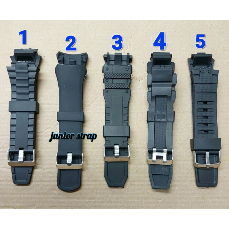 Jual COD Tali Jam Karet / Strap Rubber No 1 Sampai 40 | Shopee Indonesia