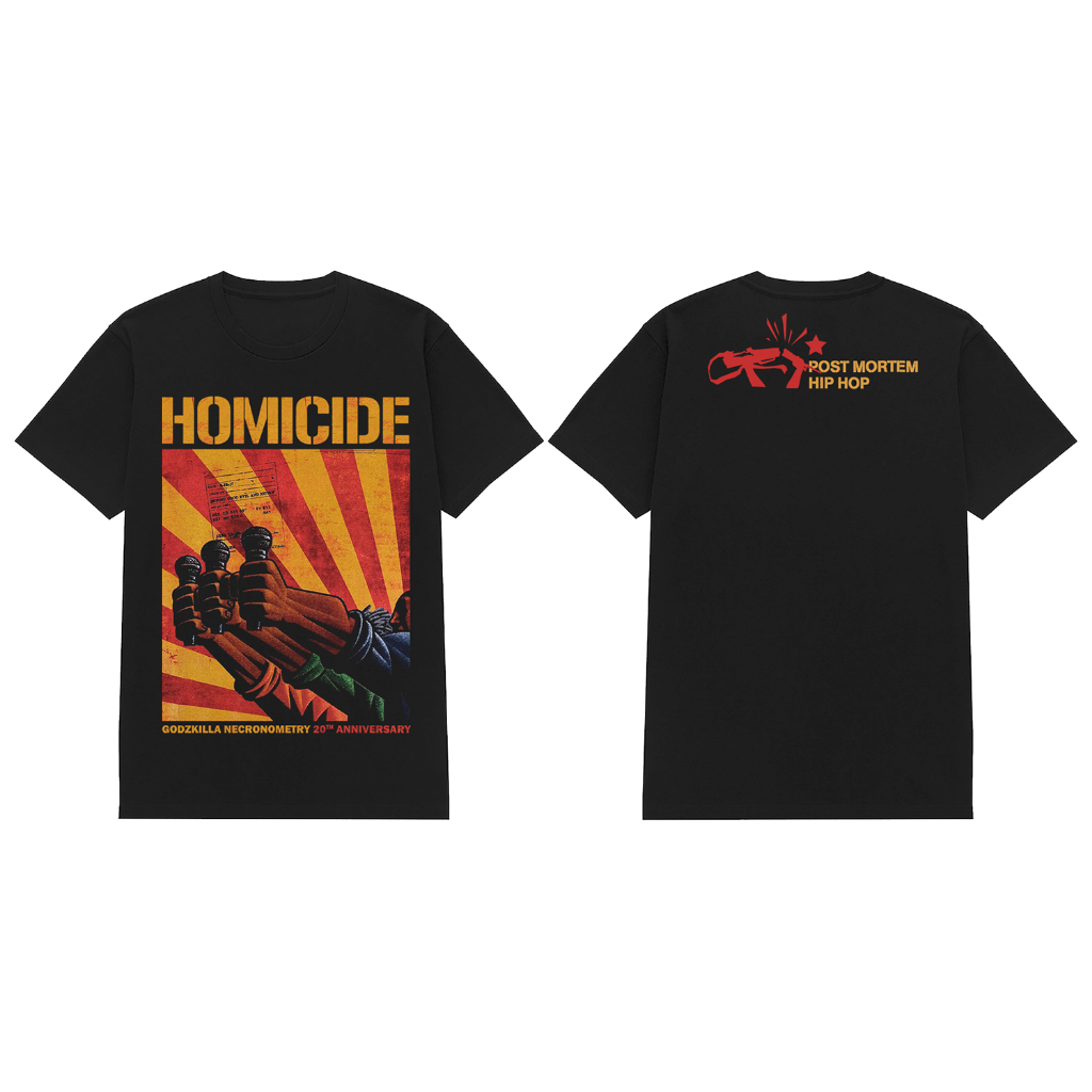 Jual Rockerstar T-shirt Band Homicide 20Th Godzkilla Necronometry ...