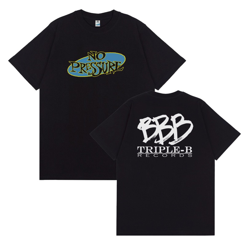 Jual NO PRESSURE TRIPLE B RECORDS | LOGO BIRU | Shopee Indonesia