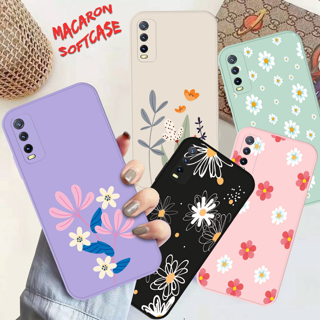 Jual softcase macaron [UV 27] VIVO Y20 Y20S Y20SG Y12S Y12 Y11 Y15 Y17 Y30 Y50 Y91 Y91C Y93 Y95 ...