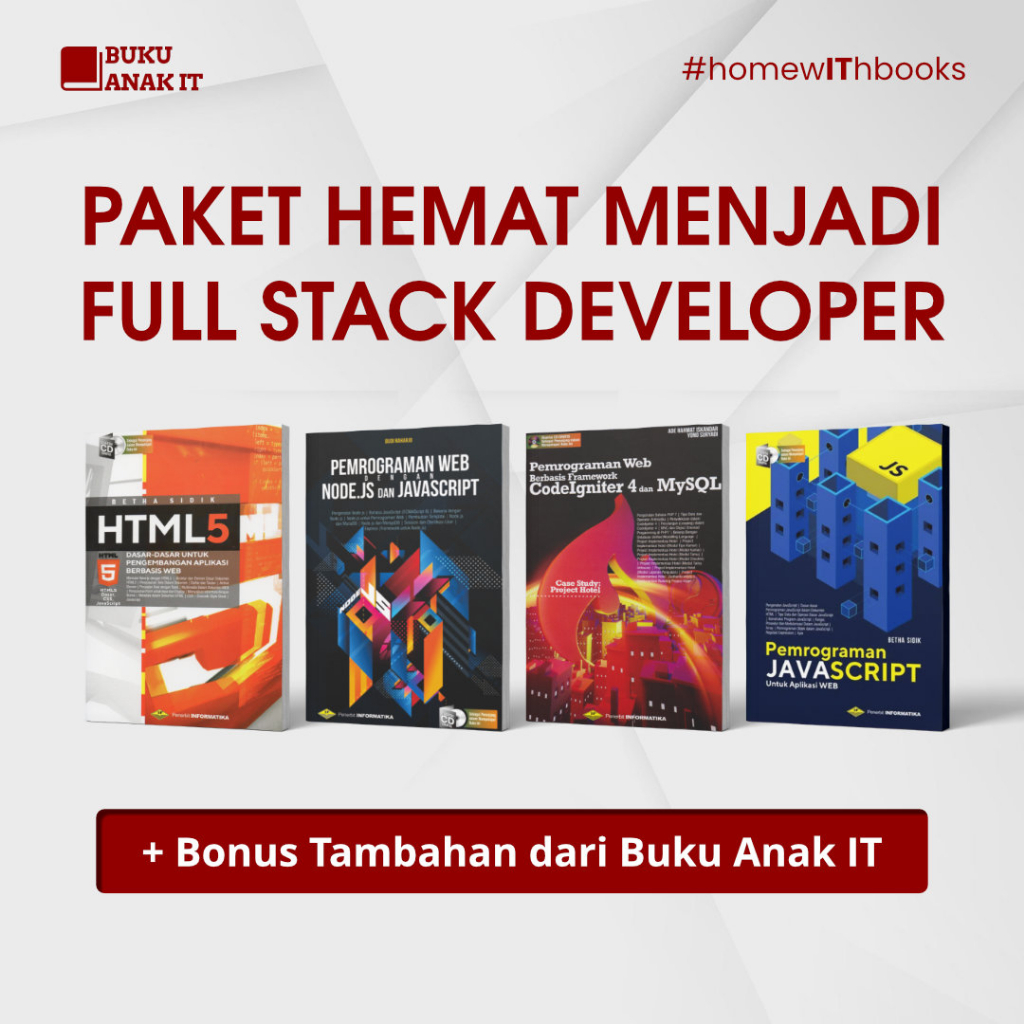 Jual PAKET HEMAT MENJADI FULL STACK DEVELOPER ANDAL | Shopee Indonesia