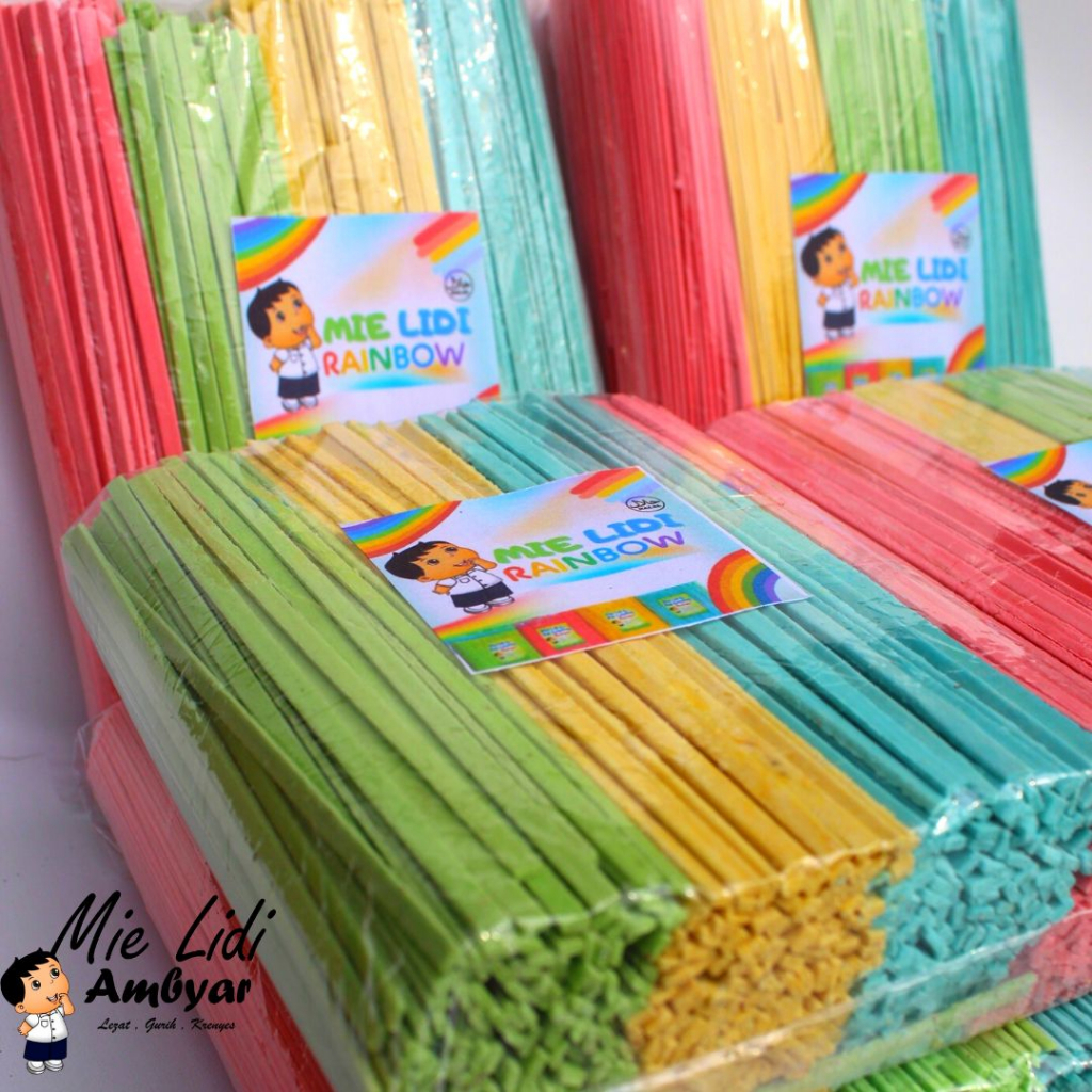 Jual mie lidi rembo manis/mie lidi gepeng manis/mi lidi kiloan/mie lidi ...