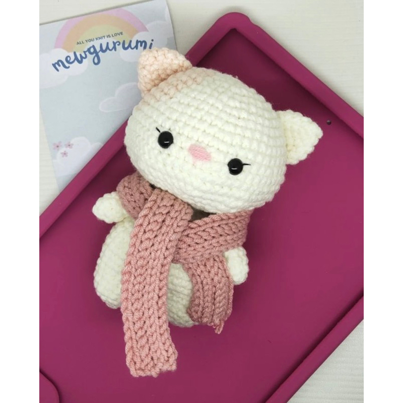 Jual Boneka Crochet Rajut Lucu Kucing Kelinci Amigurumi | Shopee Indonesia