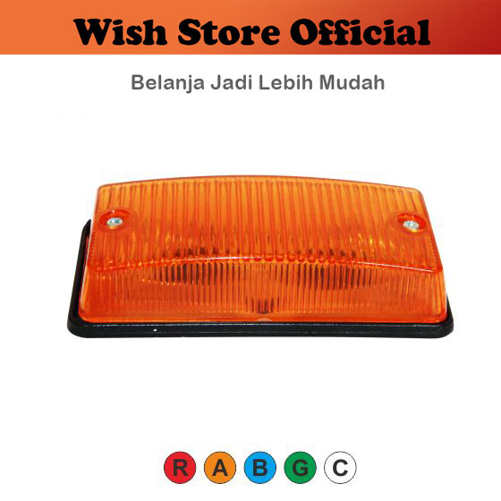 Jual [PCS] Lampu Samping Fender Side Lamp Bus Bis Truk Bak Box Truck Tanki Aksesoris Variasi MS ...