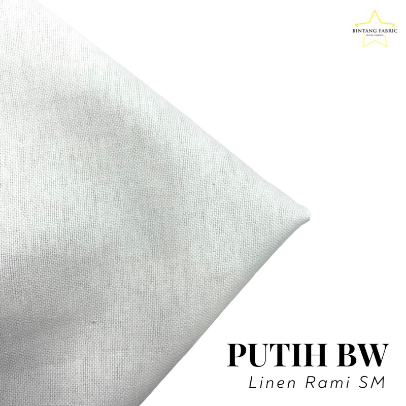 Jual Bahan Kain Linen Rami SM 0,5 Meter | Shopee Indonesia