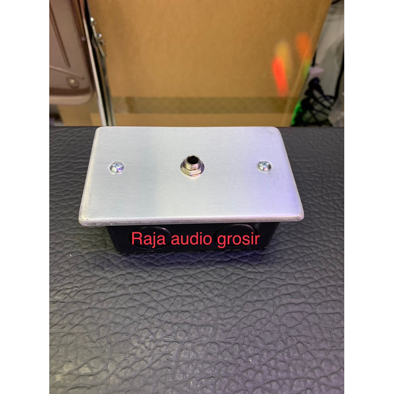 Jual panel terminal tanam mic jack akai 1 channel . panel mic tanam 1 ...