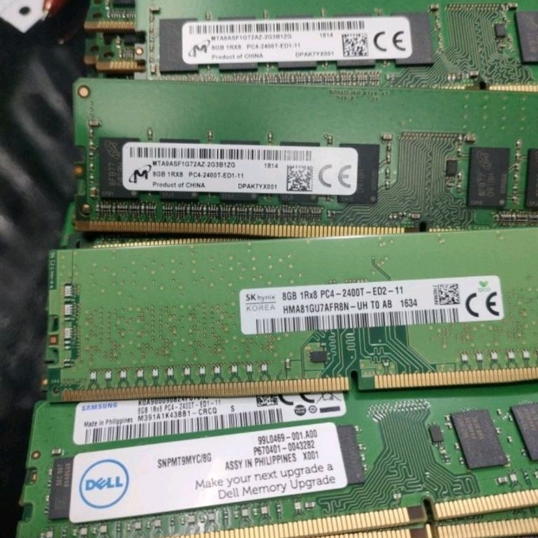 Jual RAM SERVER 8GB 1Rx8 PC4-2400T, Merk (Samsung,Dell,SKhynix ...