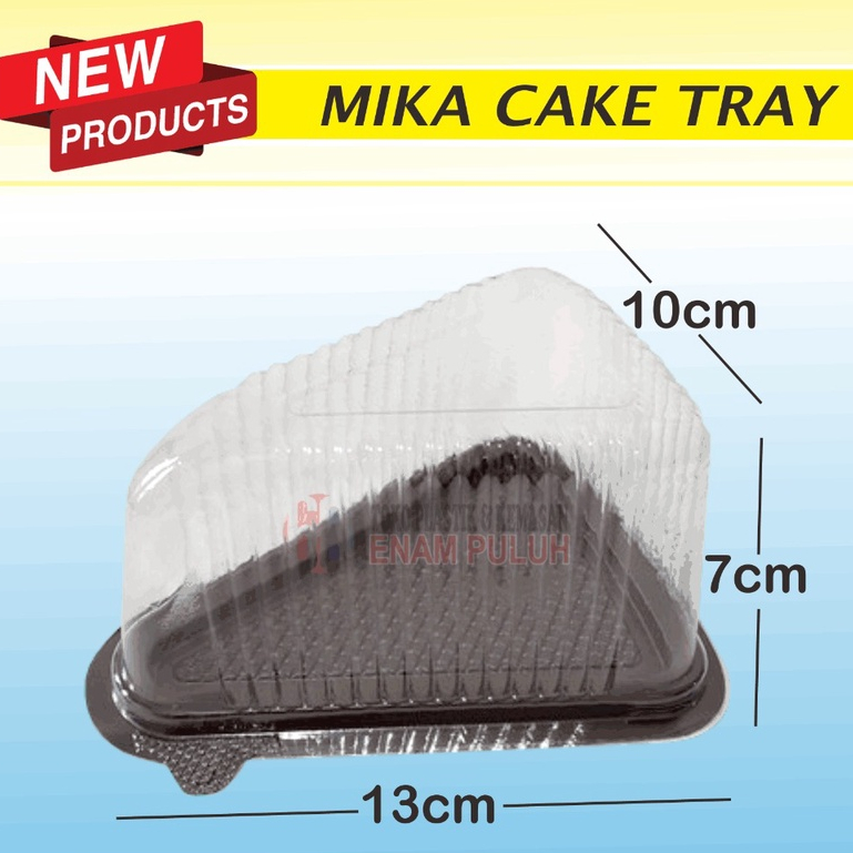 Jual Mika kue tart Slice Segitiga / Mika Kue Segitiga isi 10 pcs ...