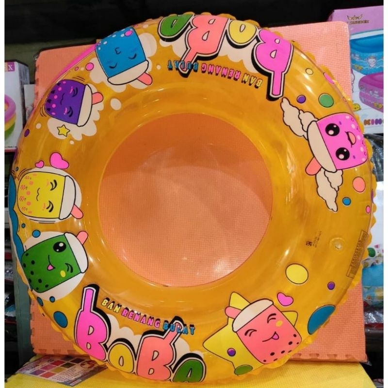 Jual Ban pelampung renang bulat karakter Boba 70cm | Shopee Indonesia