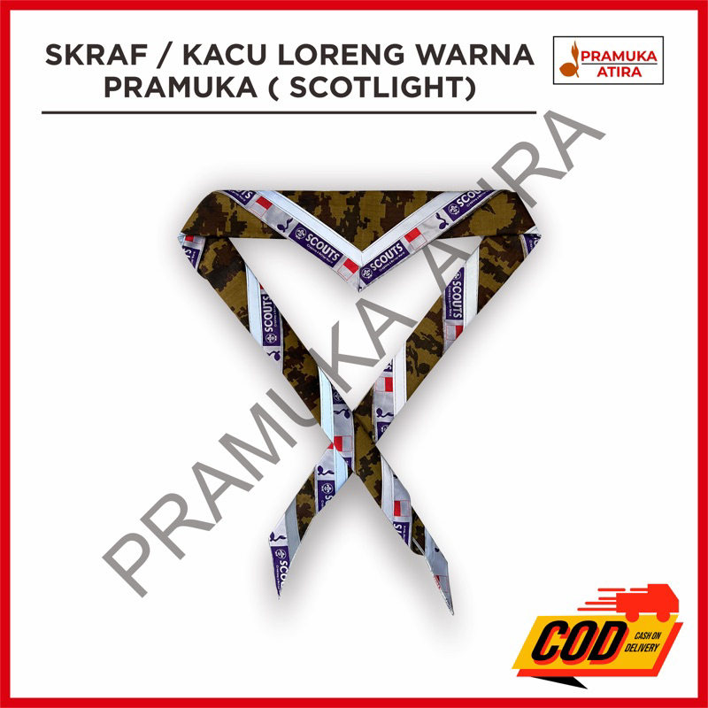Jual Skraf Loreng Pramuka List Scout (Scootlight 3M Bersinar Saat Malam ...