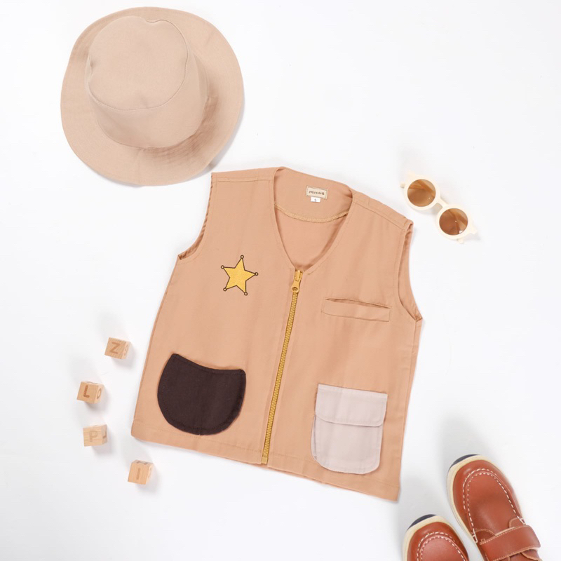 Jual Rompi Rimba anak / Rompi Cowboy anak / Vest anak | Shopee Indonesia