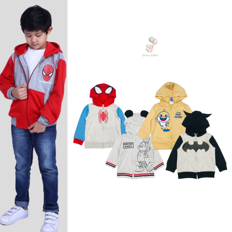 Jual Disney Marvel Jaket Anak Laki Laki 1-7 Tahun | Shopee Indonesia