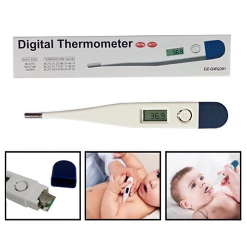 Jual [COD] Thermometer Digital Pengukur Suhu Tubuh Untuk Anak | Shopee ...
