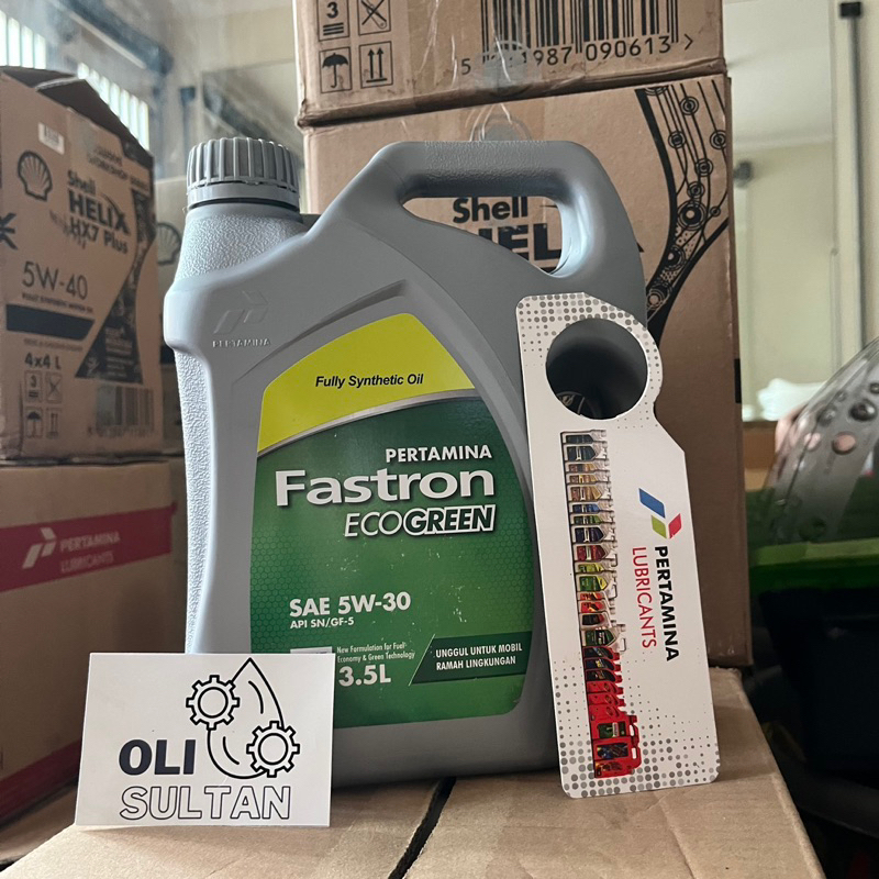 Jual FASTRON ECO GREEN SAE 5W-30 API SN / GF-5 3.5L | ORIGINAL ENGINE ...