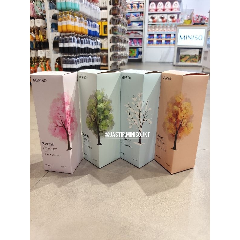 Jual MINISO 🆕 SCENT DIFFUSER Four Season 80ml (Spring/ Summer/ Winter / Autumn) | Shopee Indonesia