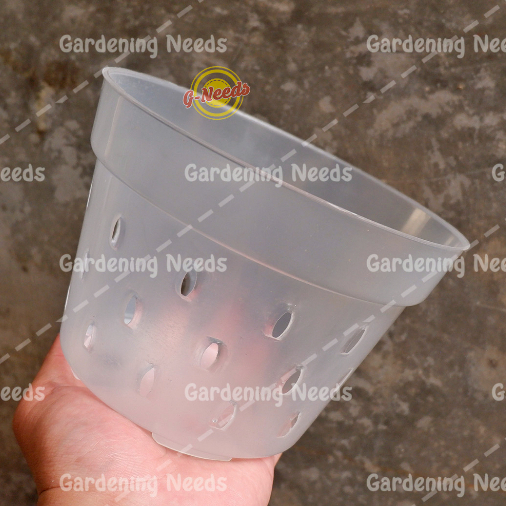 Jual Pot Tanaman / Pot Bunga Banyak Lubang NKT Poros 20 Bening | Shopee ...