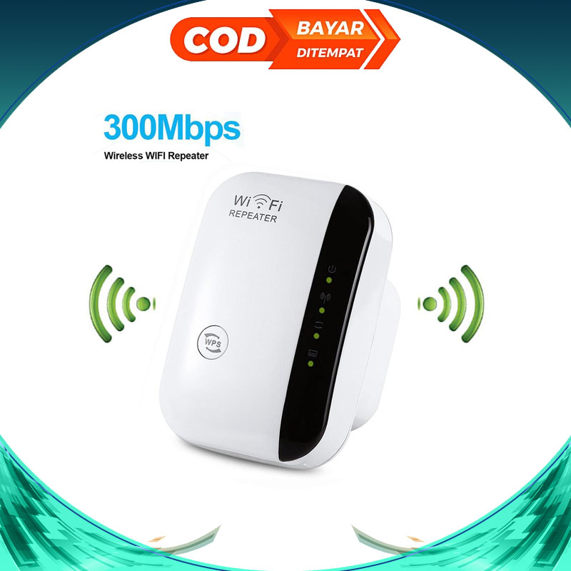 Jual Router Extender Wireless Penguat Sinyal Wifi Repeater 300mbps Bisa COD TPS | Shopee Indonesia