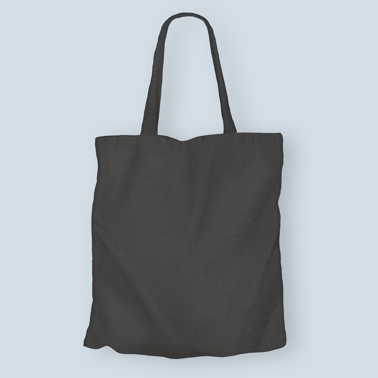 Jual Promo Totebag Kanvas Satuan Hitam Polos Premium 30x40 Original / Tas Wanita / Tas Lokal ...