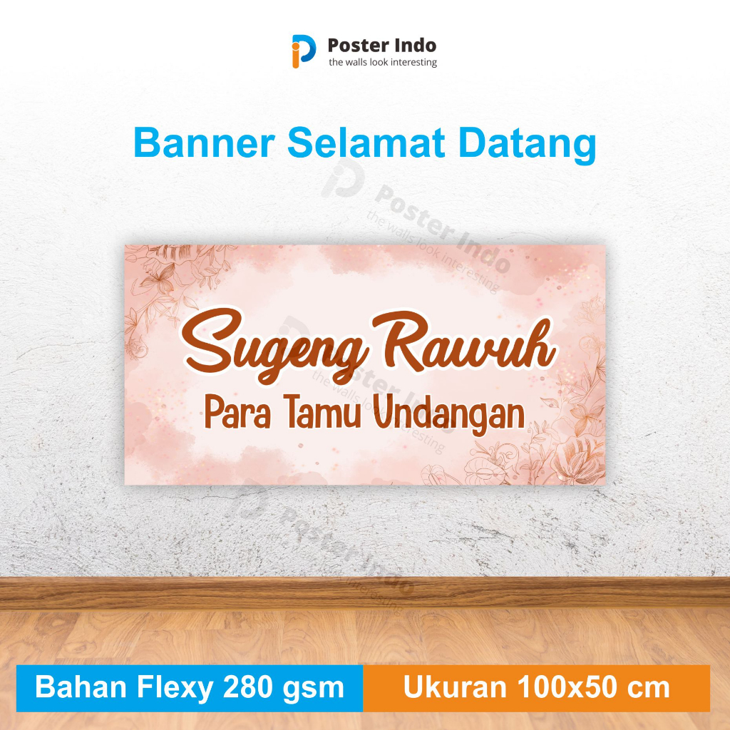 Jual Banner Selamat Datang Para tamu | Shopee Indonesia
