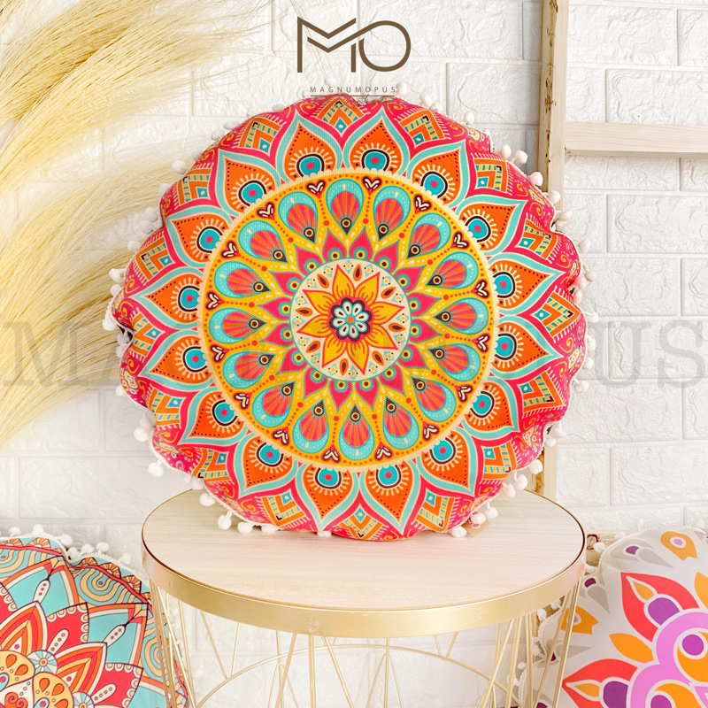 Jual KANVAS PREMIUM PRINTING CUSTOM || Only Sarung Bantal Bulat/Donut ...