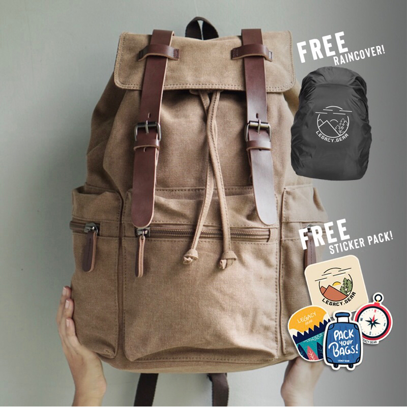 Jual Vintage Titan Backpack by Legacy gear - Ransel - Tas gendong pria ...