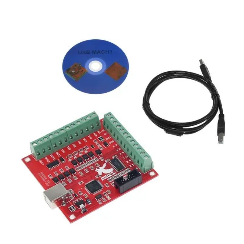 Jual Termurah Cnc Usb Mach3 100khz Breakout Board 4 Axis Interface Driver Motion Shopee Indonesia
