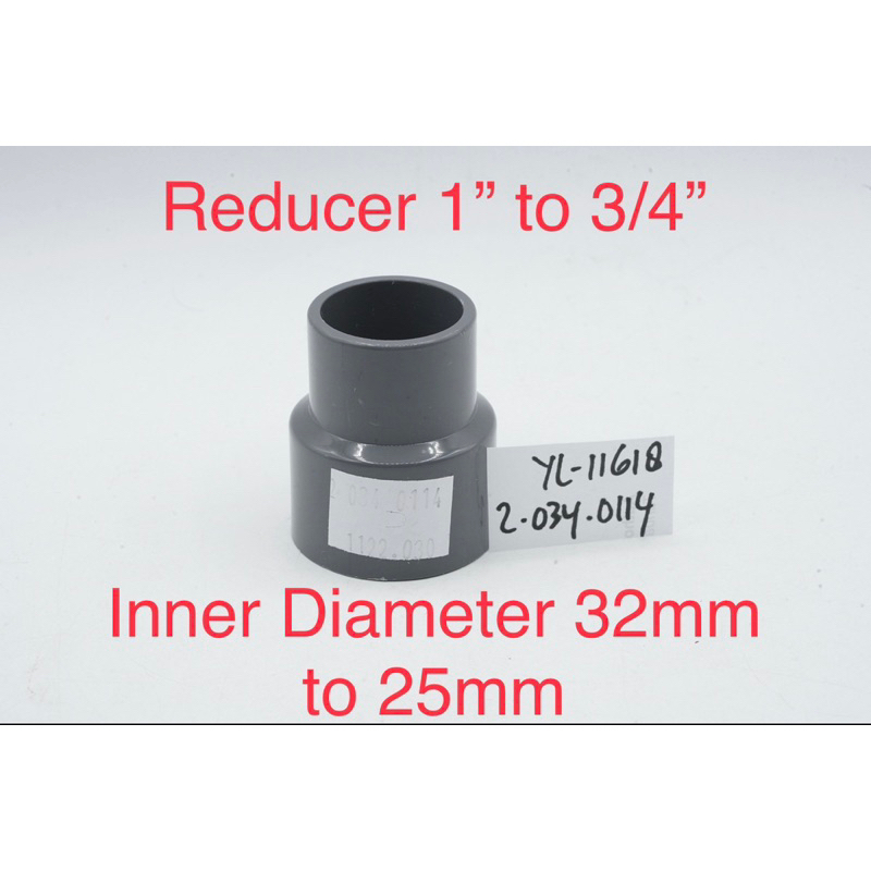 Jual Grey PVC Sok Fitting Vlok Sock 1” X 3/4 inch Reducer Inner ...