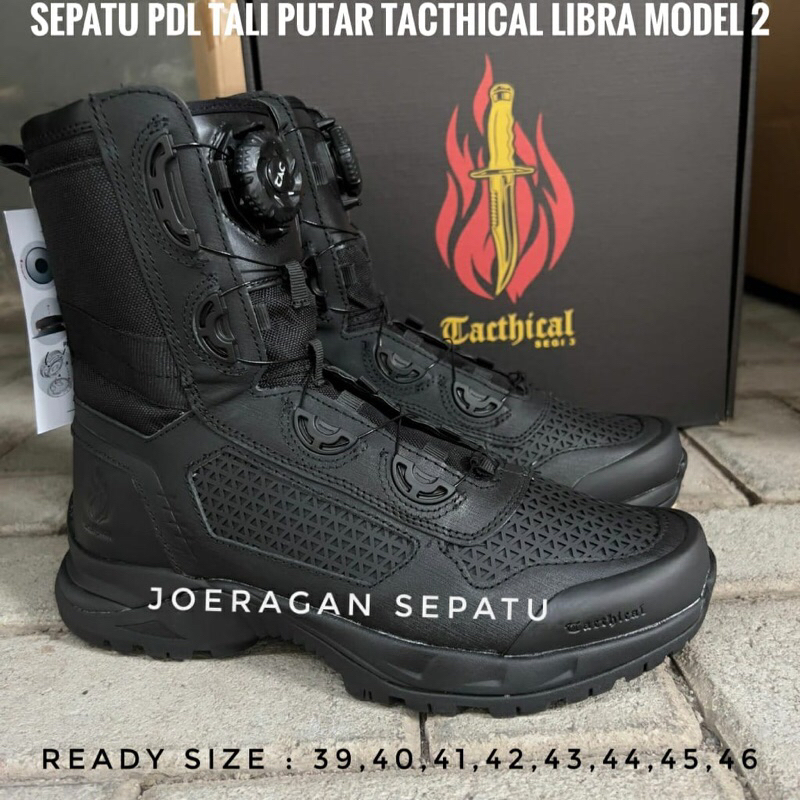 Jual SEPATU PDL TNI POLRI TALI PUTAR TACTICAL LIBRA MK2 KULIT ASLI ...