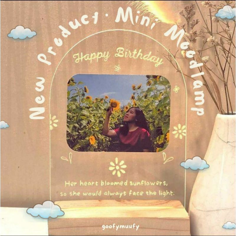 Jual Personalized Mini Mood Lamp Acrylic lampu acrylic custom lampu ...