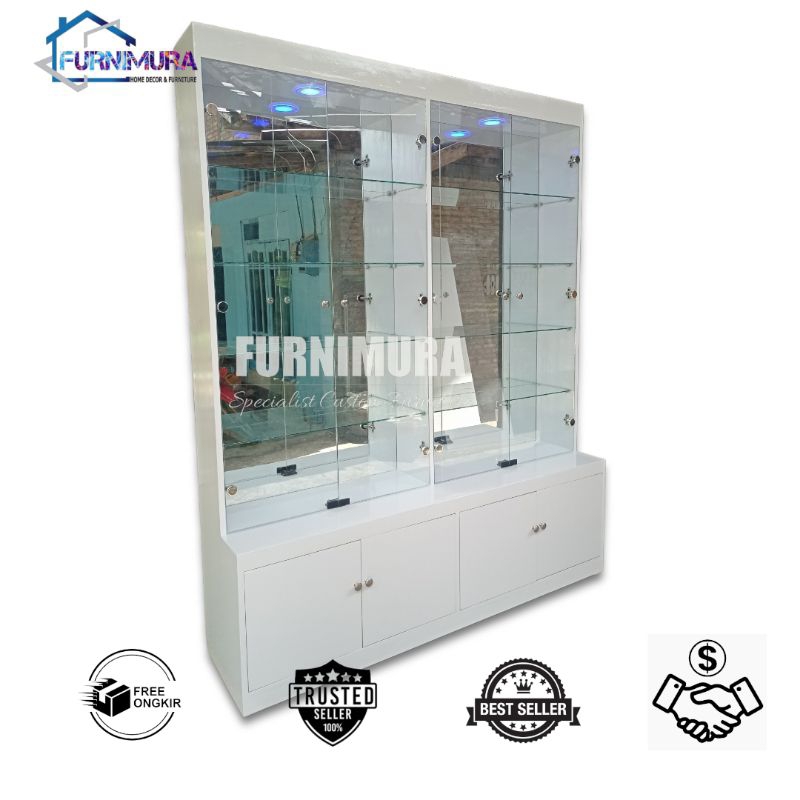 Jual Lemari Display / lemari piala / lemari action figure | Shopee ...