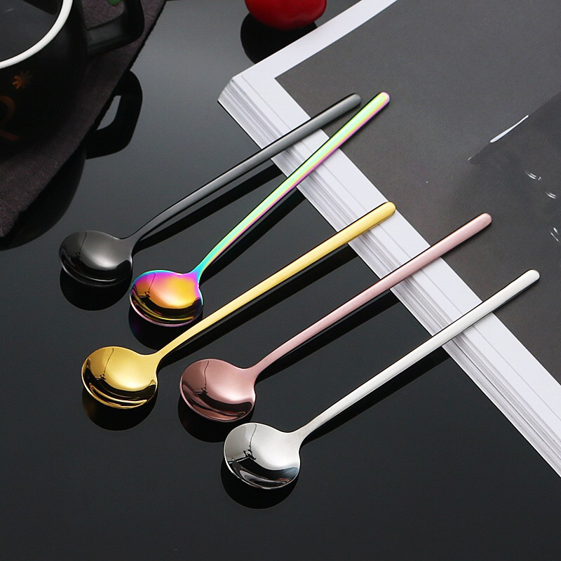 Jual SENDOK TEH SENDOK KOPI GAGANG PANJANG SUS 304 STAINLESS STEEL FOOD ...