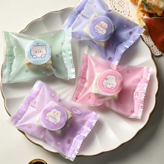 Jual 100 pc Plastik Packing 7x10cm Cookies/Plastik Kemasan Lucu 20K B ...