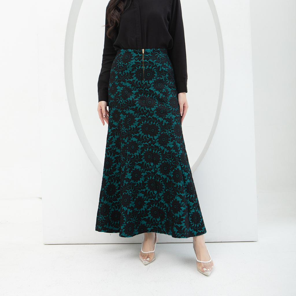 Jual Nala Lace Mermaid Skirt R1425 - SONIA / Rok Brukat Premium / Rok ...